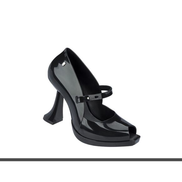 Melissa + Karl Lagerfeld | Shoes | Iconic Melissa And Karl Lagerfeld Peep Toe Mary Jane Sz 8 New ...